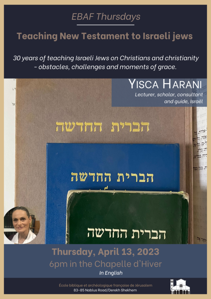 VIDÉO – TEACHING ISRAELI JEWS ON CHRISTIAN & CHRISTIANITY – YISCA ...